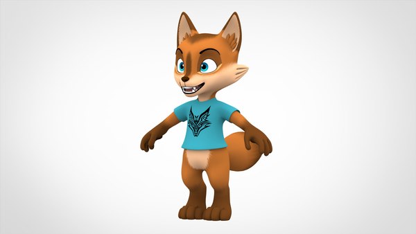 Little Fox model - TurboSquid 1785591