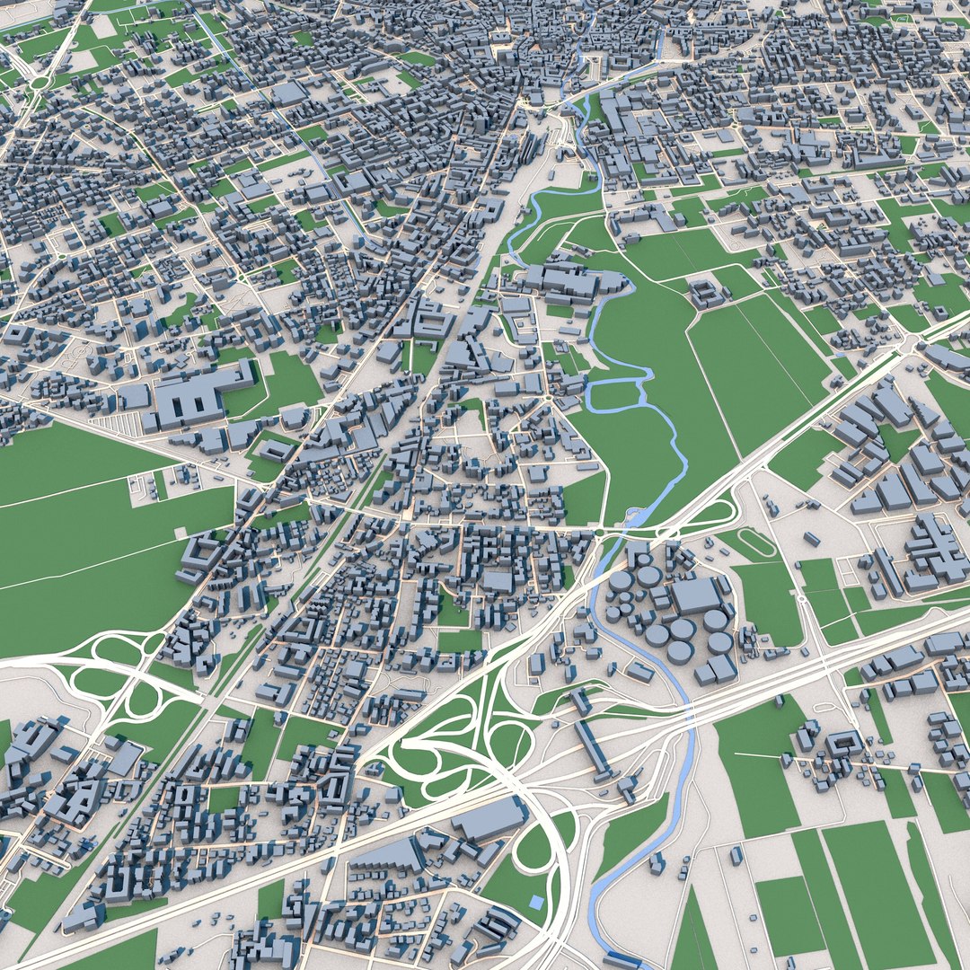 Monza City Italy 3D Model - TurboSquid 2359374