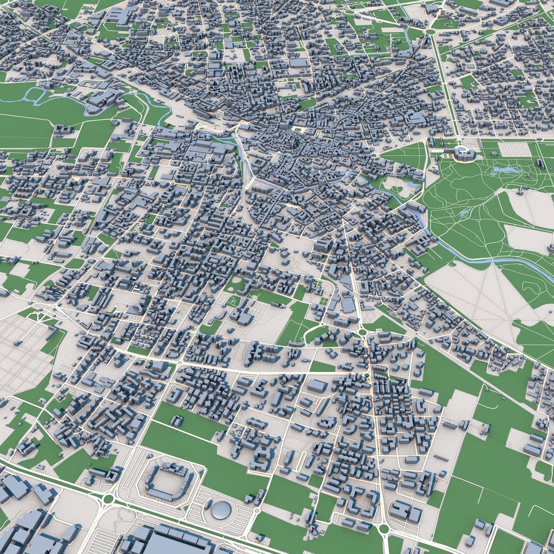 Monza City Italy 3D Model - TurboSquid 2359374