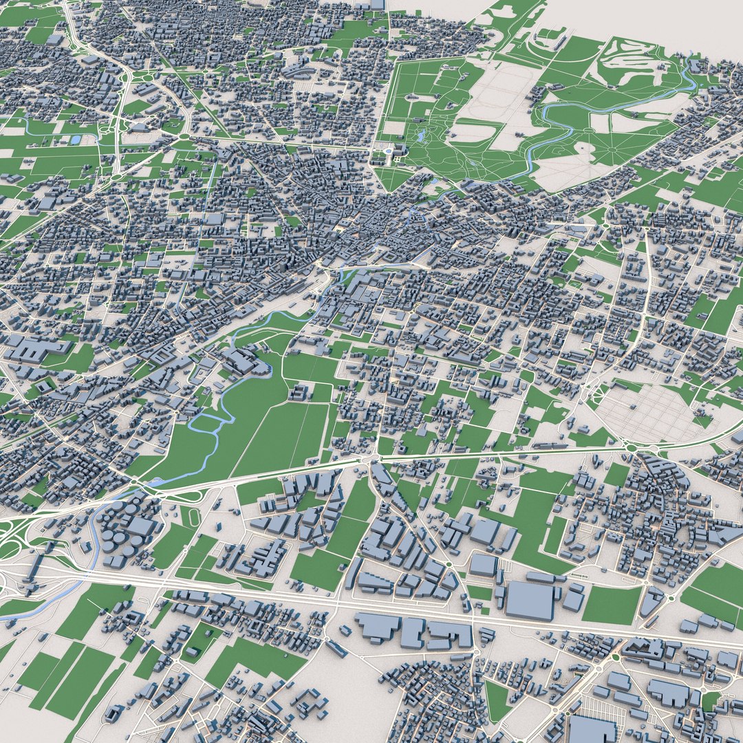 Monza City Italy 3D Model - TurboSquid 2359374