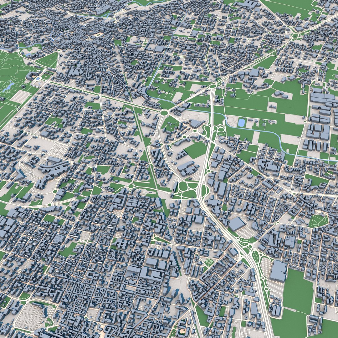 Monza City Italy 3D Model - TurboSquid 2359374