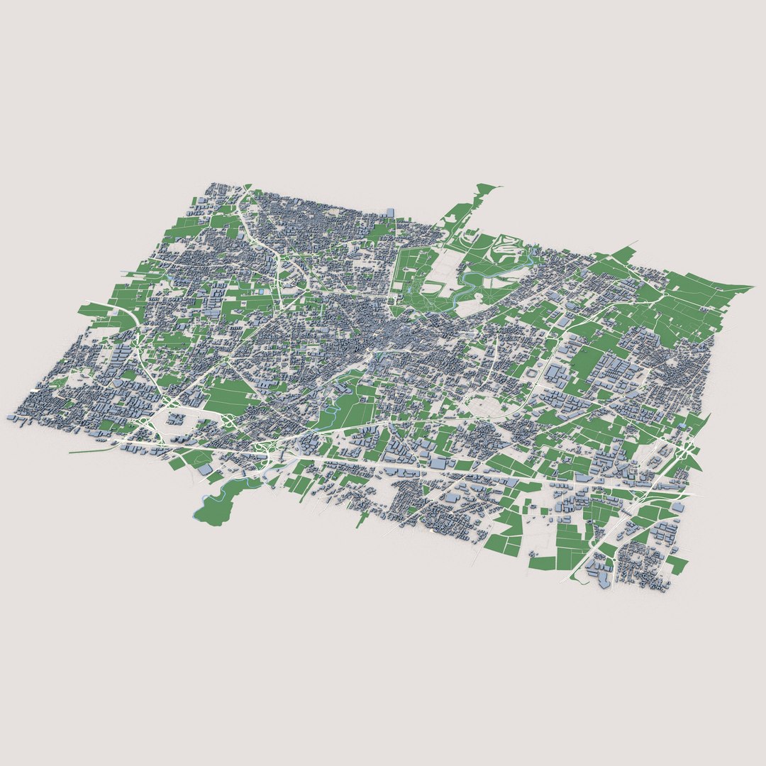 Monza City Italy 3D Model - TurboSquid 2359374
