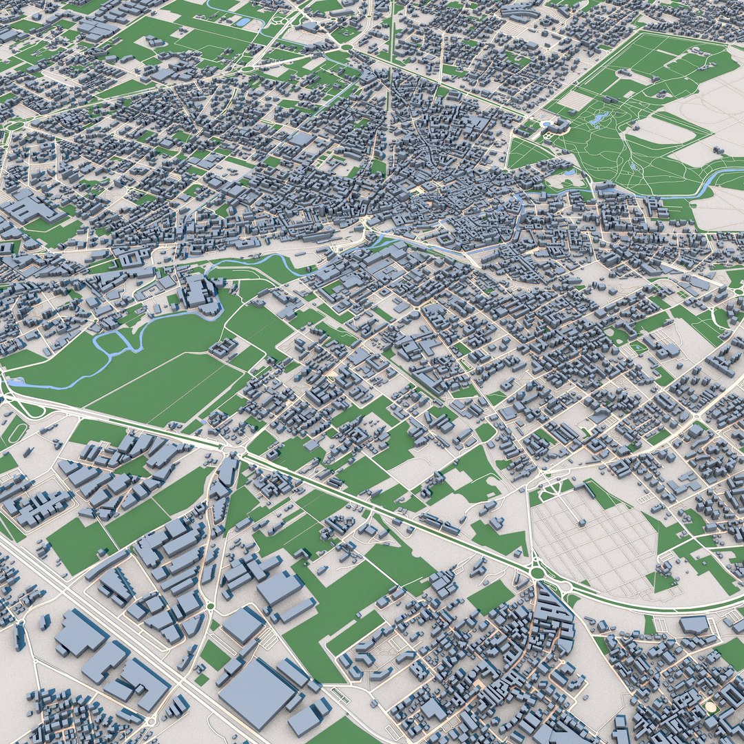 Monza City Italy 3D Model - TurboSquid 2359374