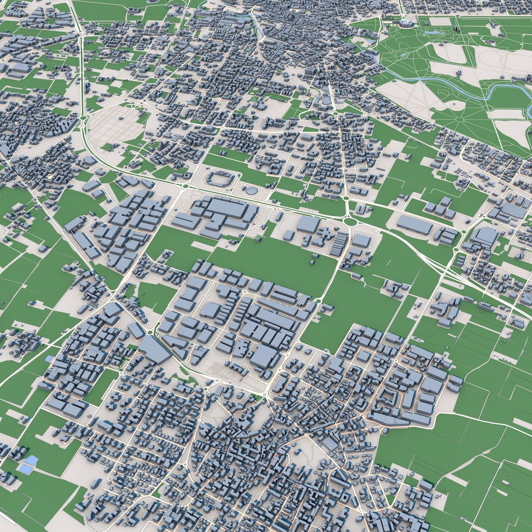 Monza City Italy 3D Model - TurboSquid 2359374