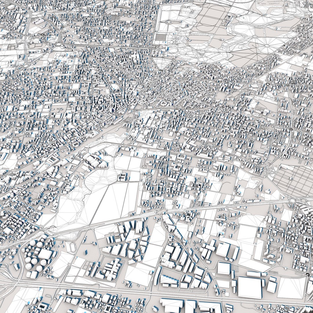 Monza City Italy 3D Model - TurboSquid 2359374