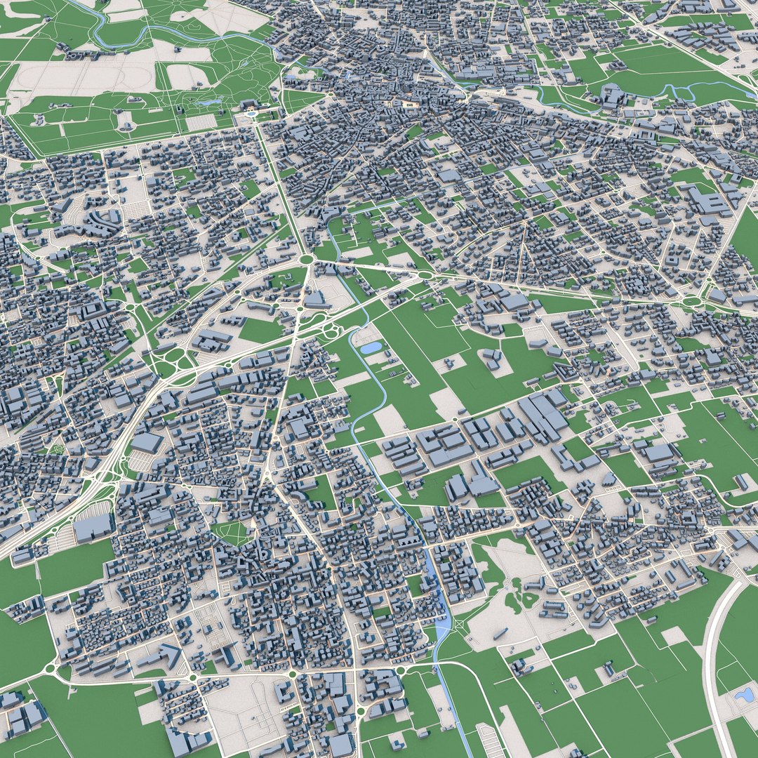 Monza City Italy 3D Model - TurboSquid 2359374