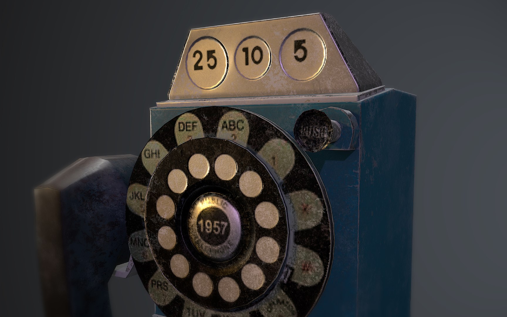 3D Retro Payphone - TurboSquid 1729062