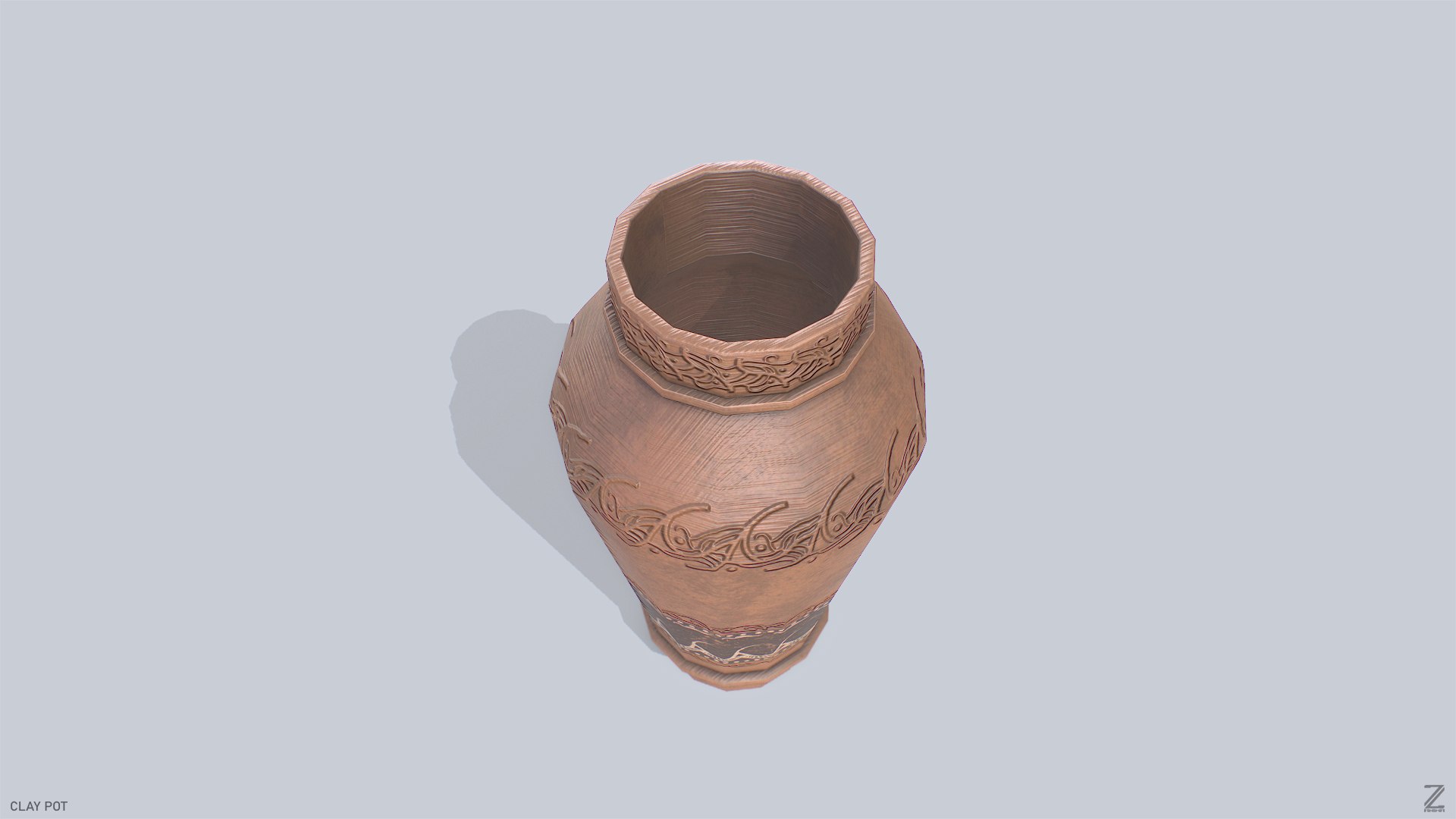 Clay Pot 3D Model - TurboSquid 2219026