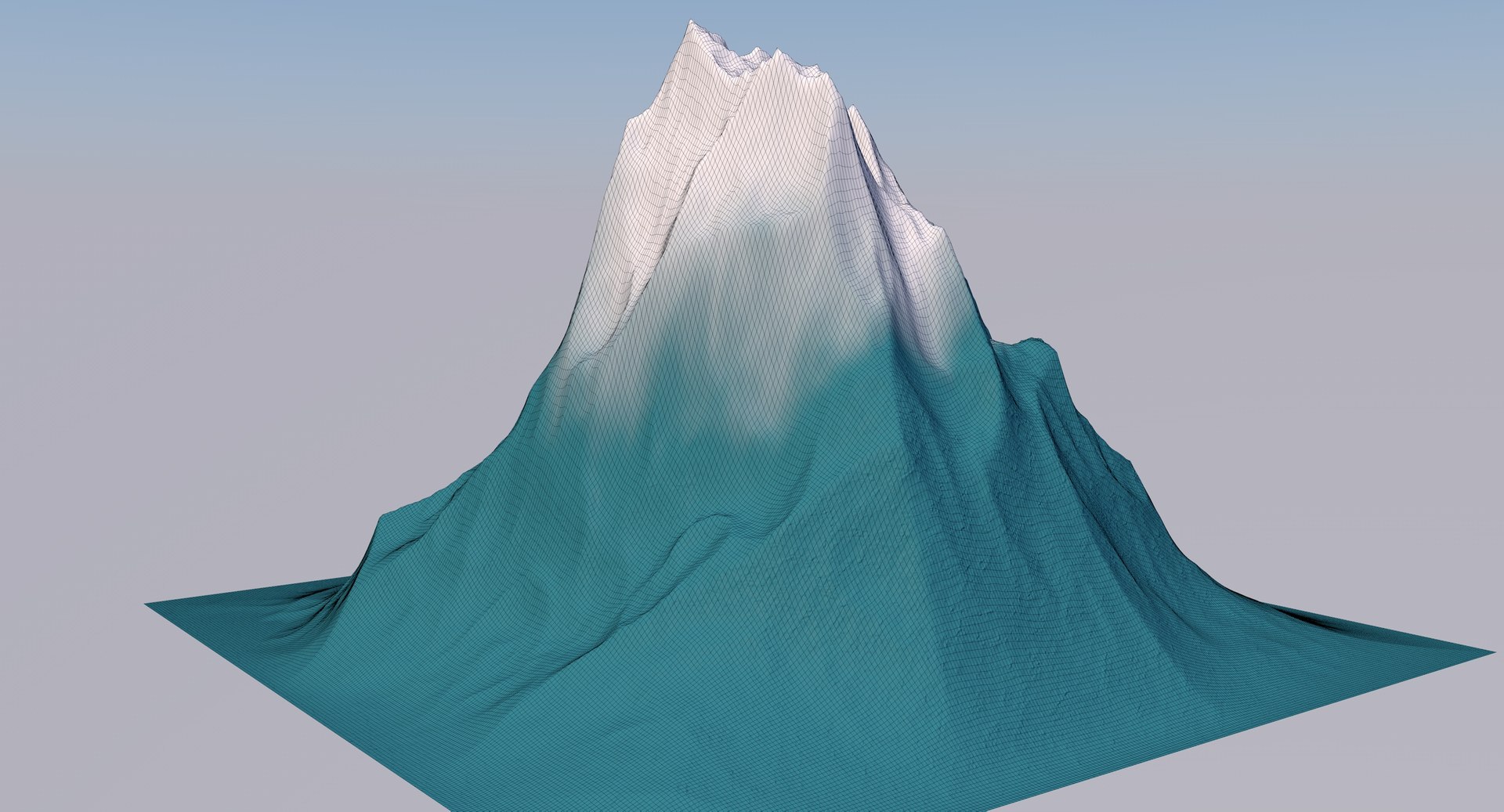 3D Mountain Cartoon - TurboSquid 1316260