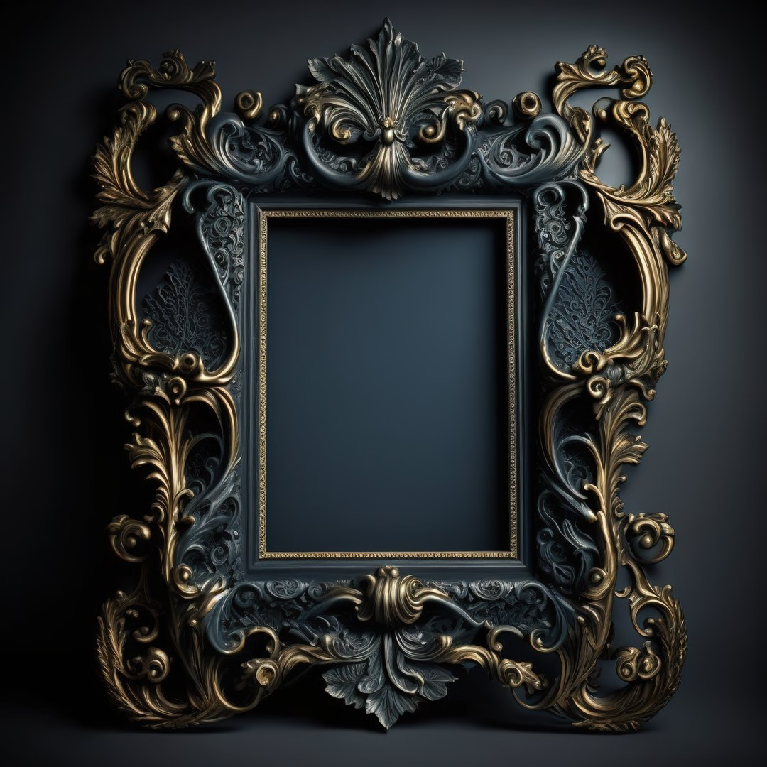 3D Baroque Picture Frames Pack 4 Model - TurboSquid 1997693