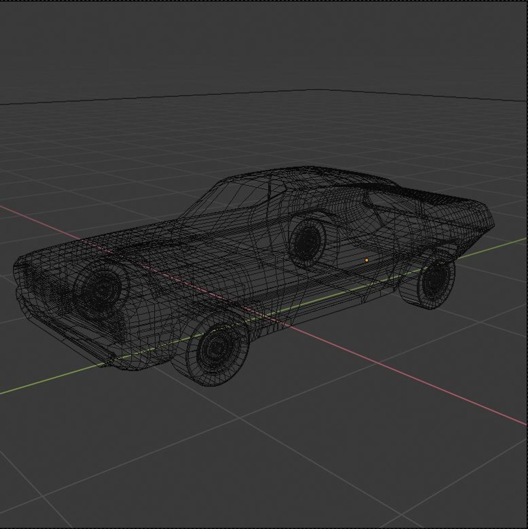 3D Model Muscle Car - TurboSquid 1427588