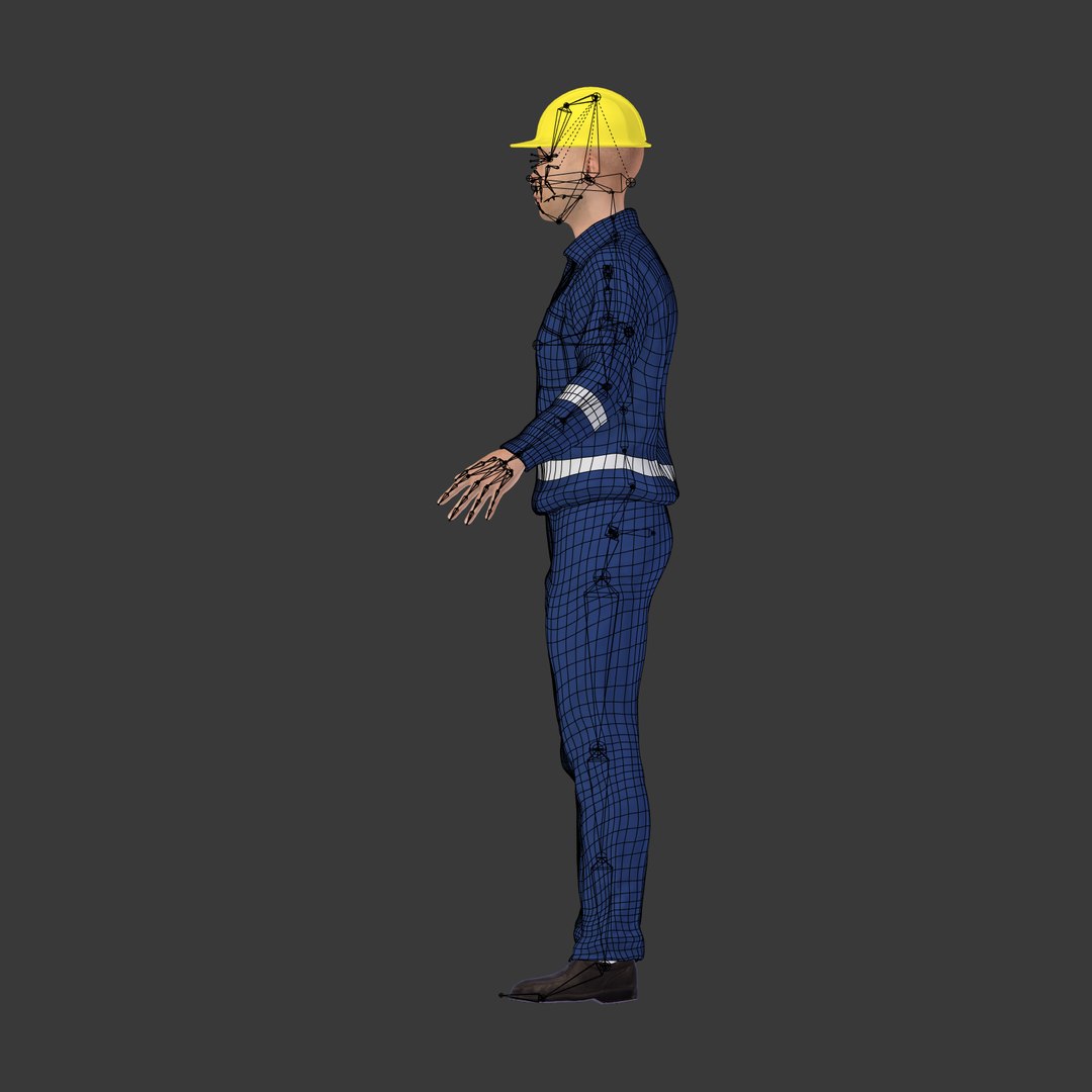 Construction Worker Model - TurboSquid 1212598
