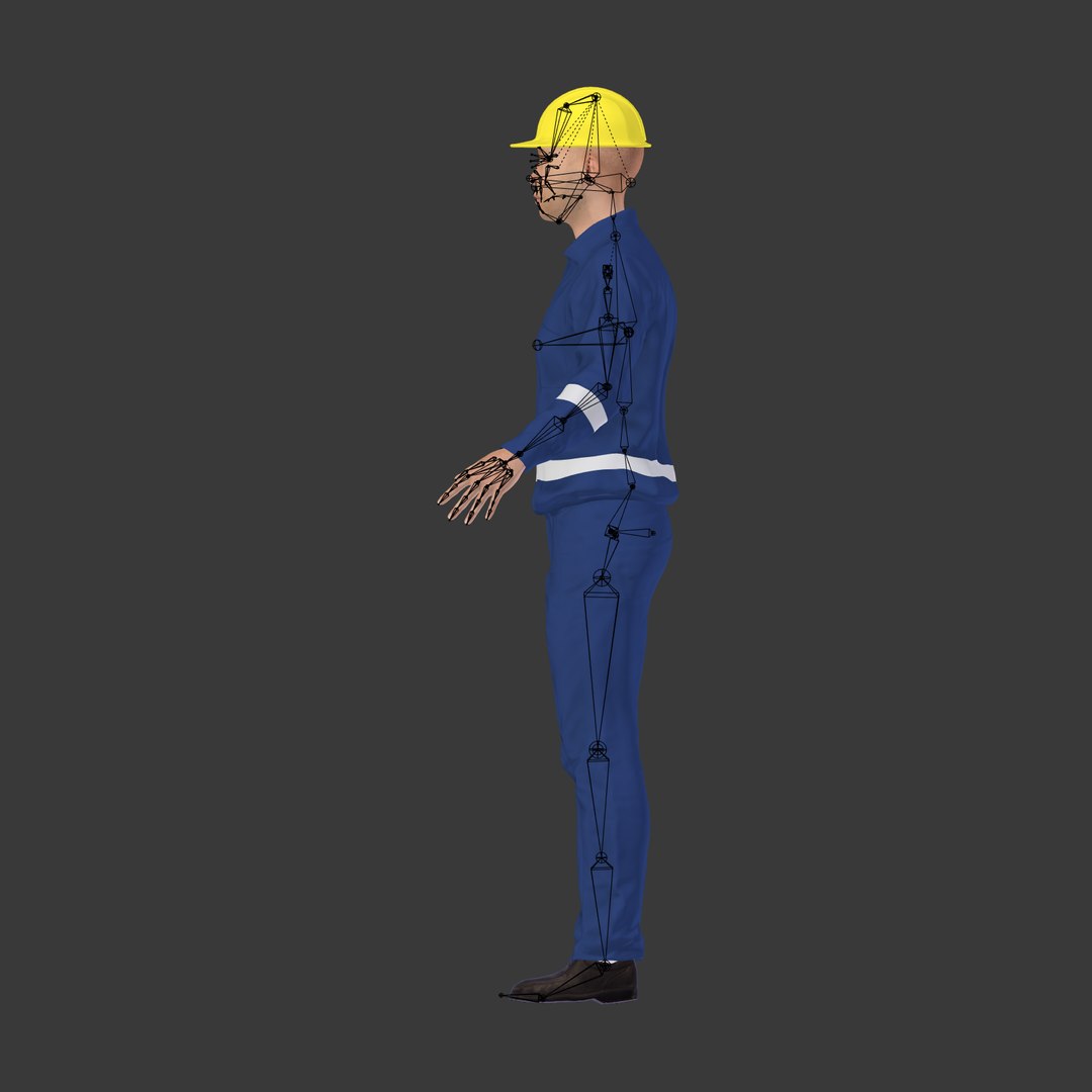 Construction Worker Model - TurboSquid 1212598