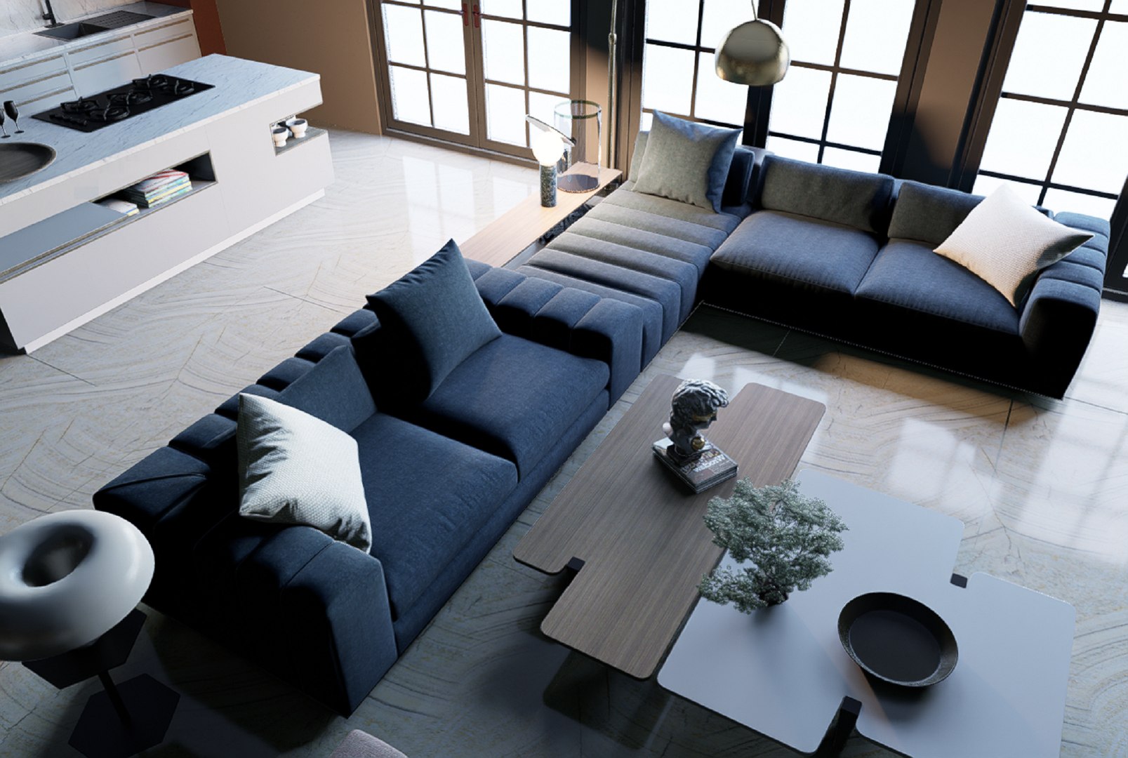 Beautiful Living Room 3D Model - TurboSquid 1830638