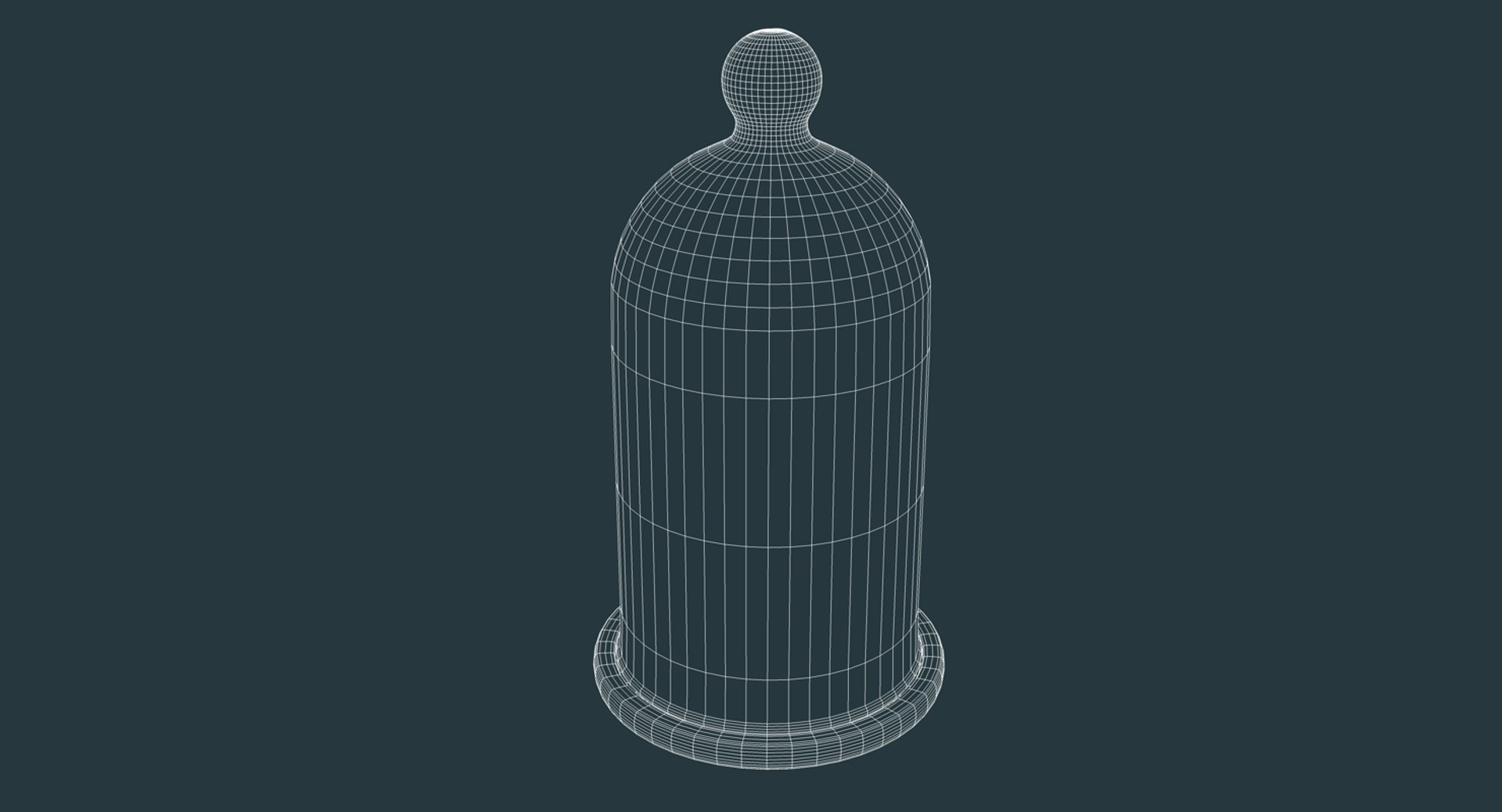 Antique Bell Jar 3D - TurboSquid 1408715