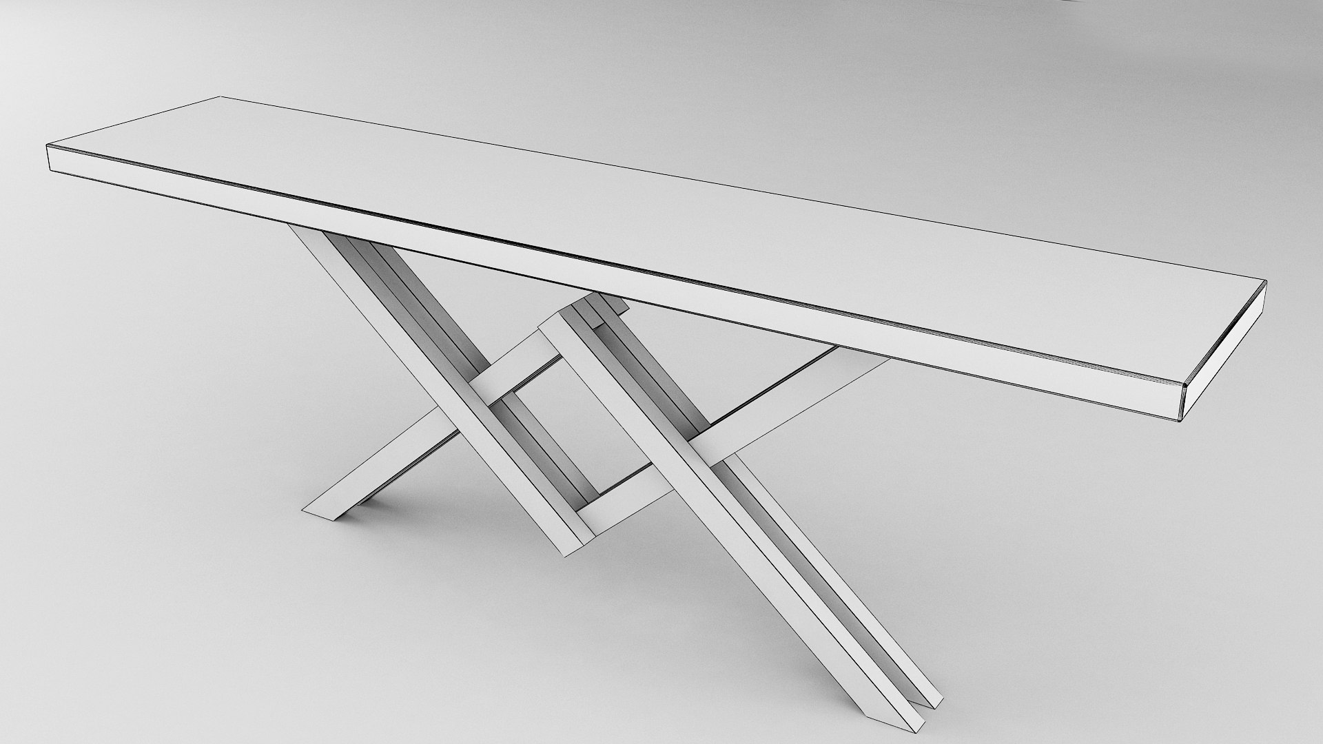 Console table console-table model - TurboSquid 1154809