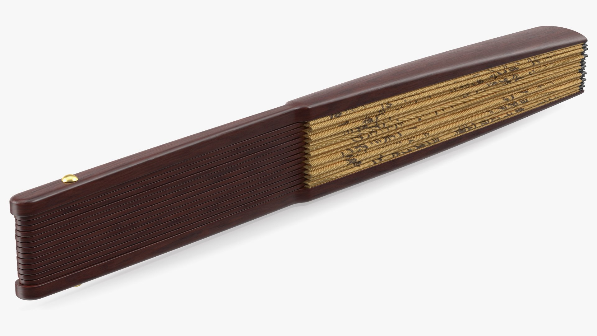 Traditional Chinese Fan Folded 3D Model - TurboSquid 1821599