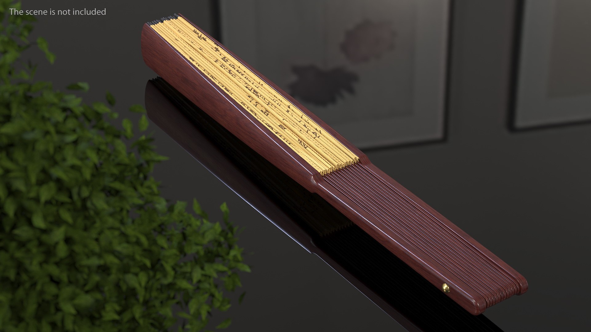 Traditional Chinese Fan Folded 3D Model - TurboSquid 1821599