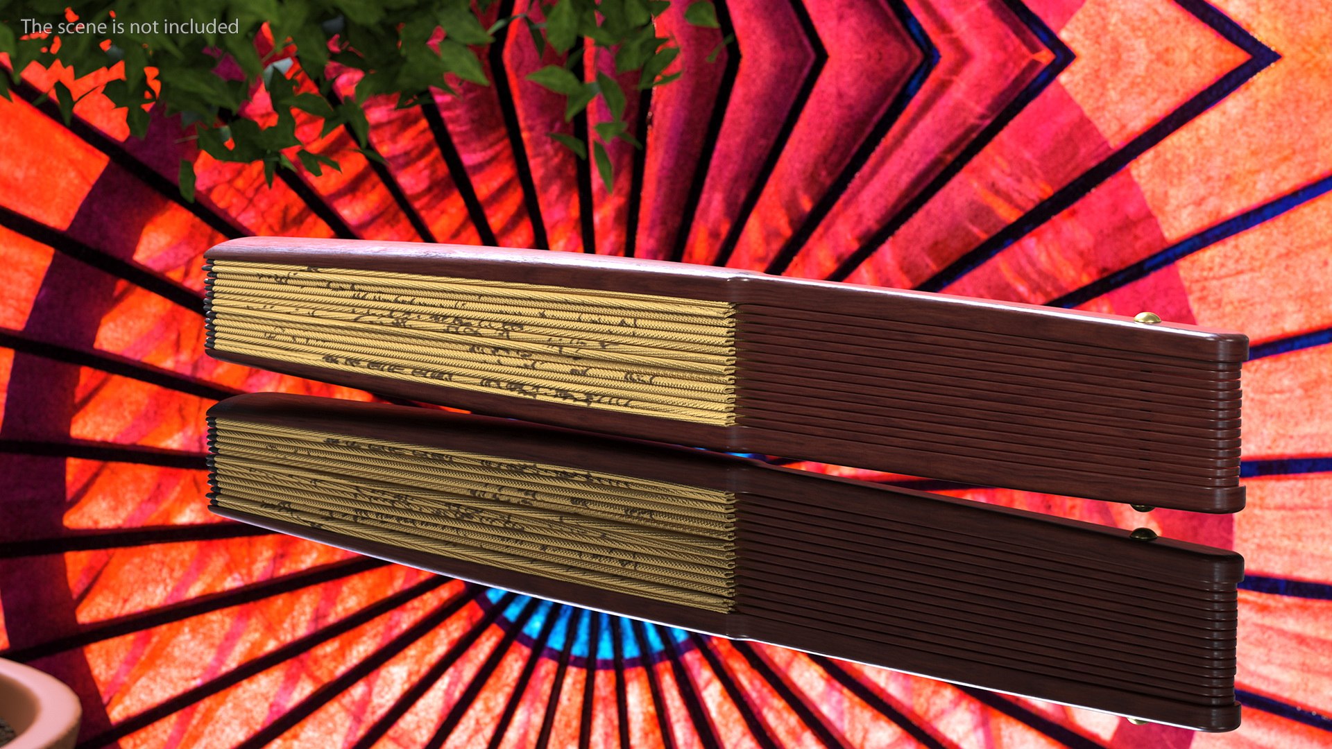 Traditional Chinese Fan Folded 3D Model - TurboSquid 1821599