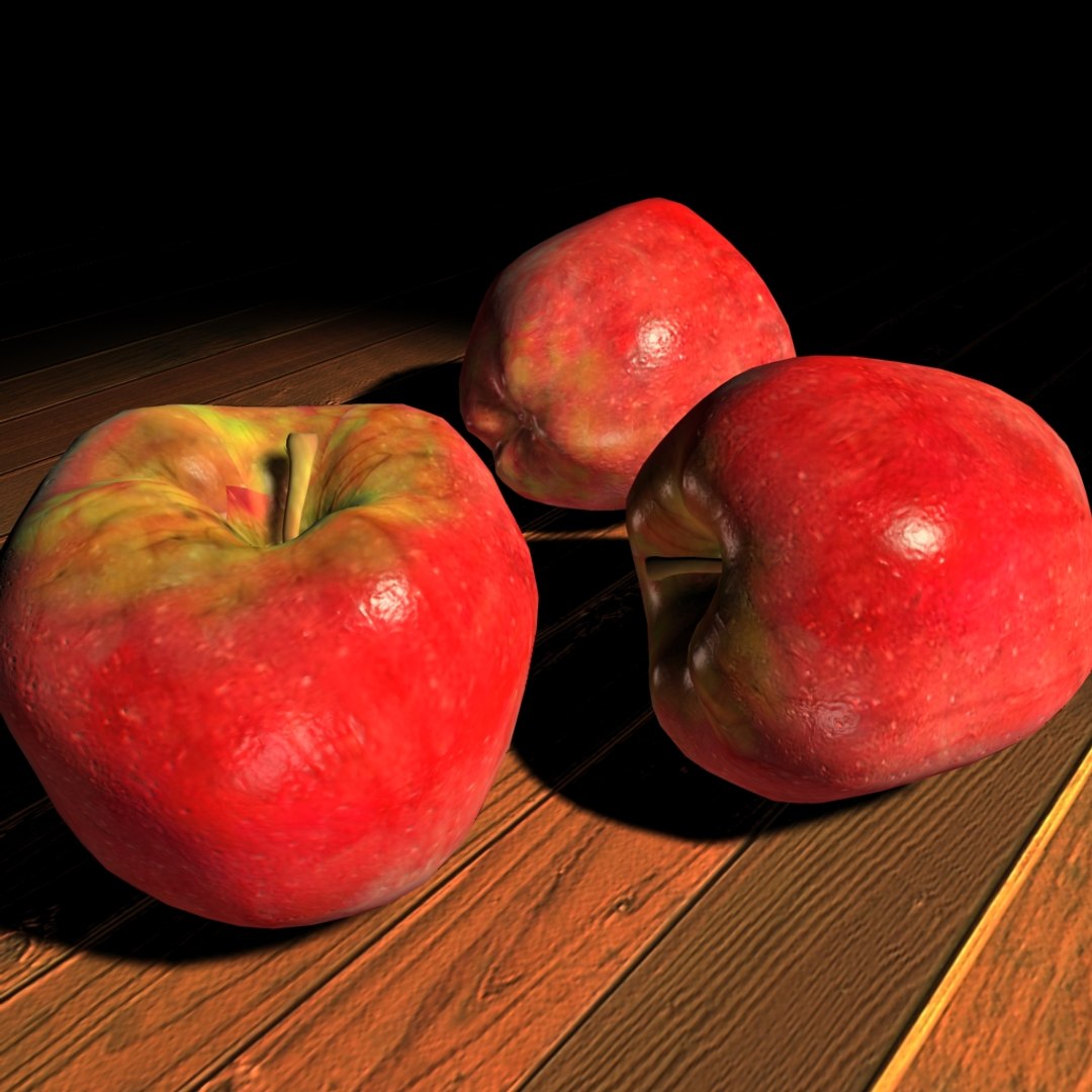 Apple 3 3d Model