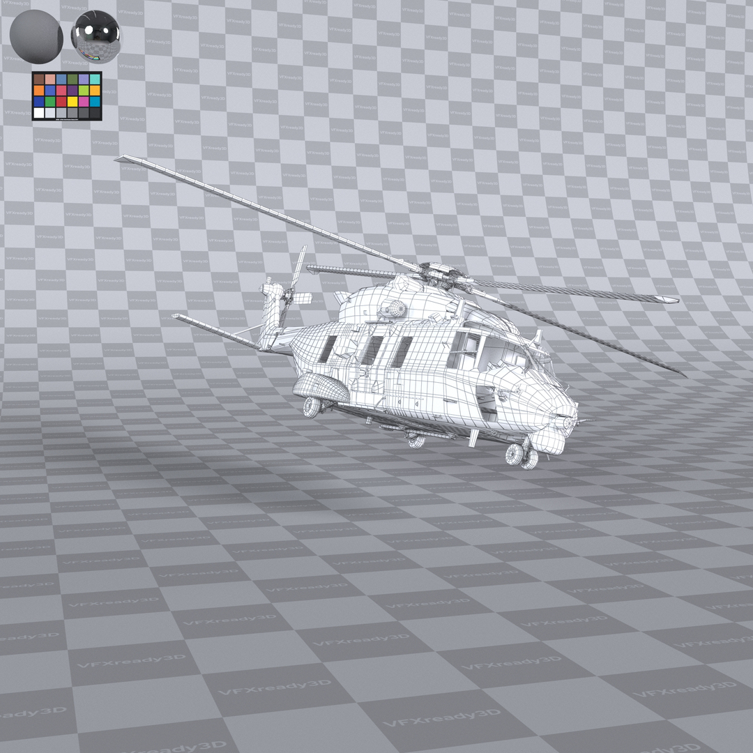3d nh90 helicopter