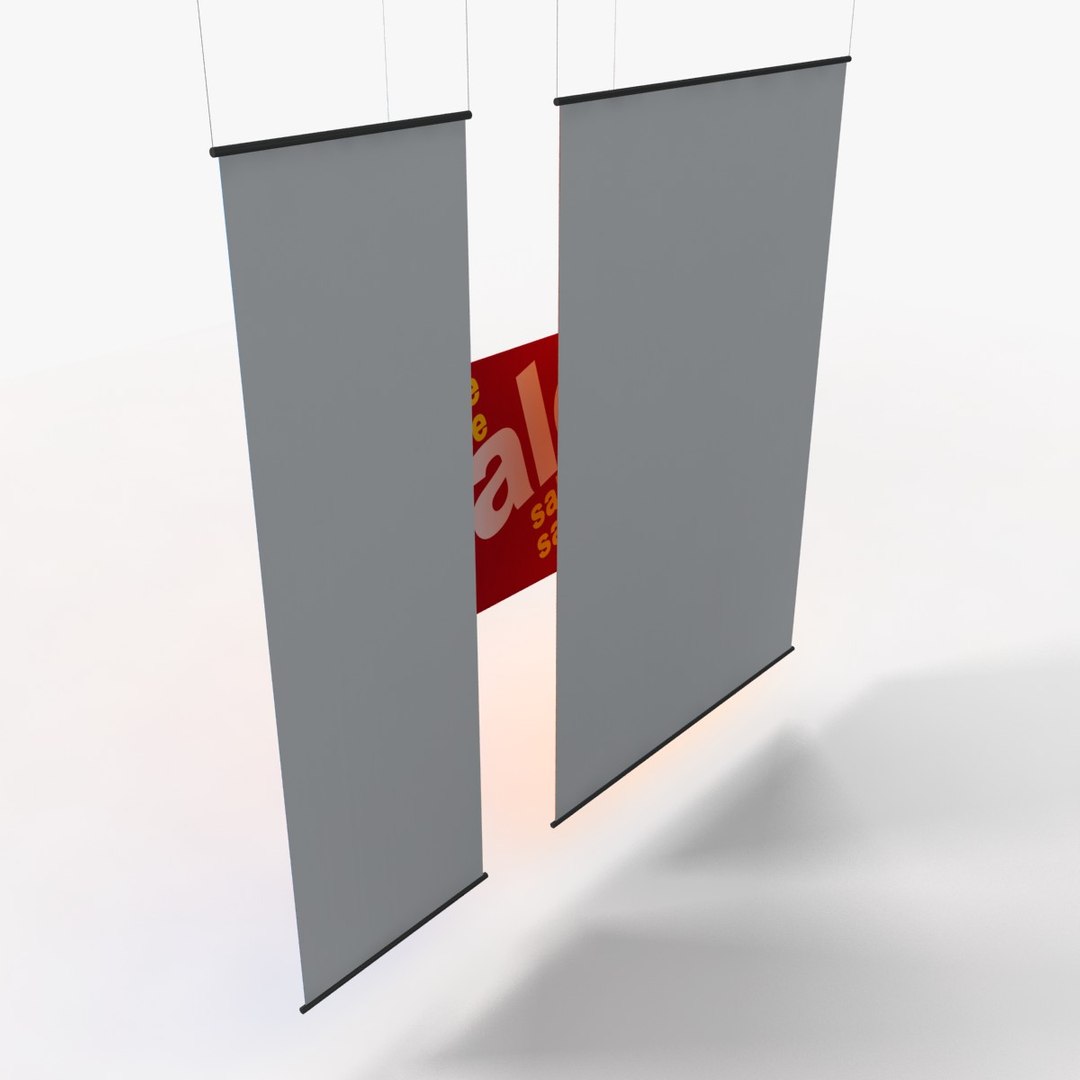 Retail Hanging Signage Fbx