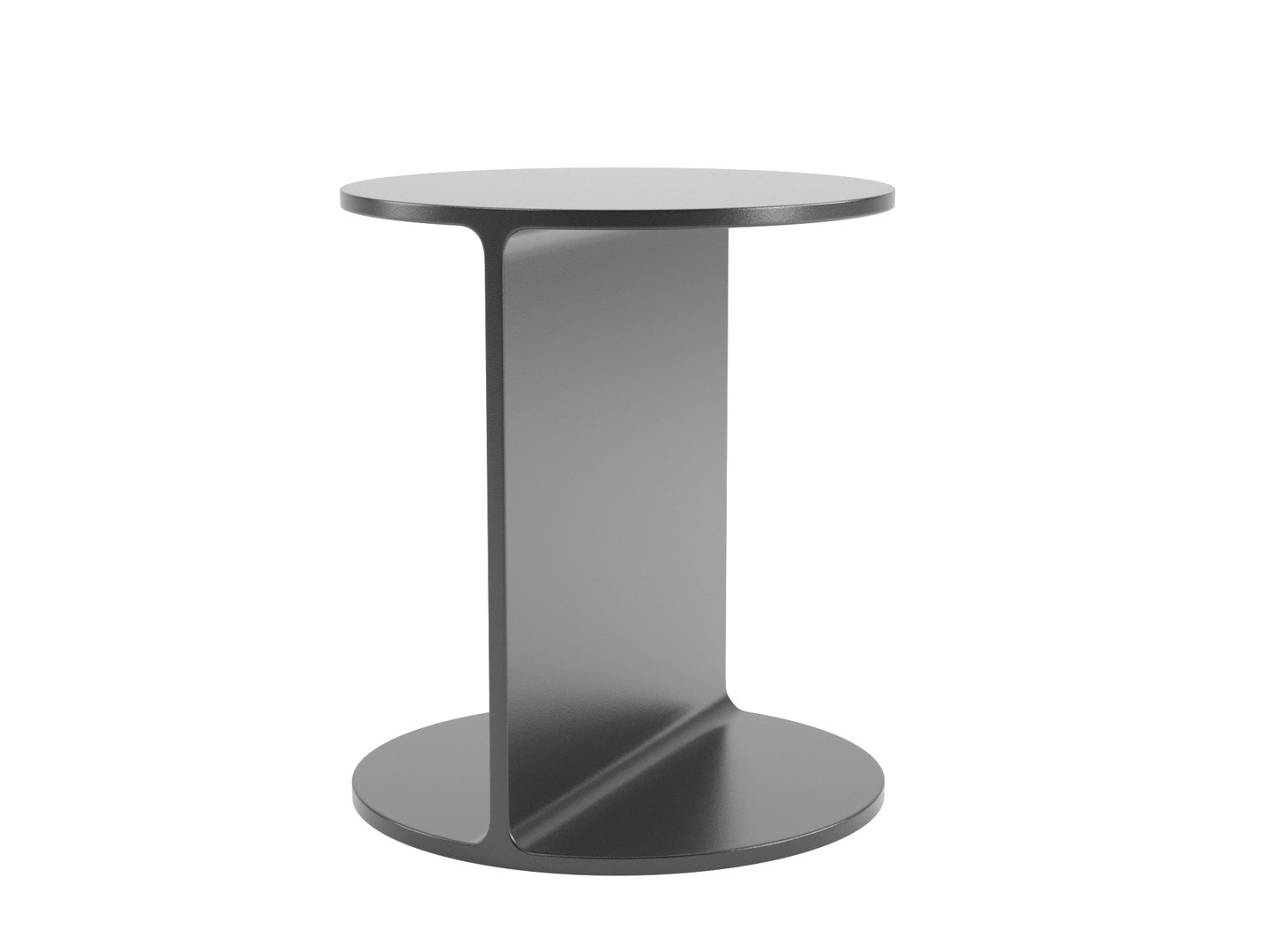 Table i-beam rounded 3D - TurboSquid 1535021