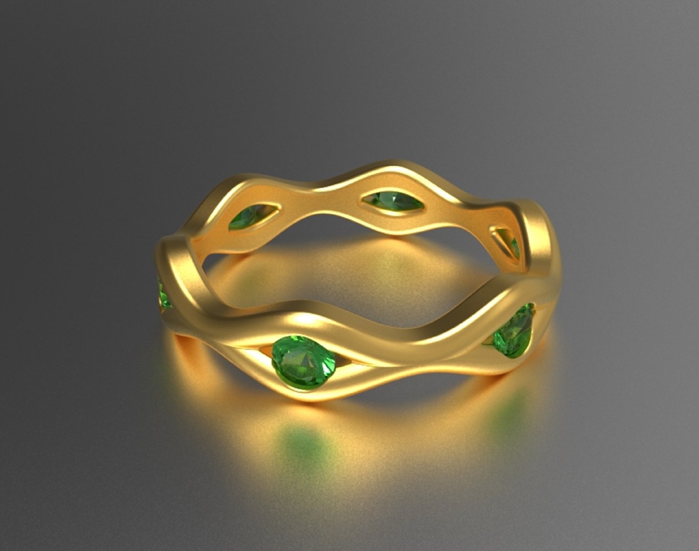 Waves Ring 3D Model - TurboSquid 2165428