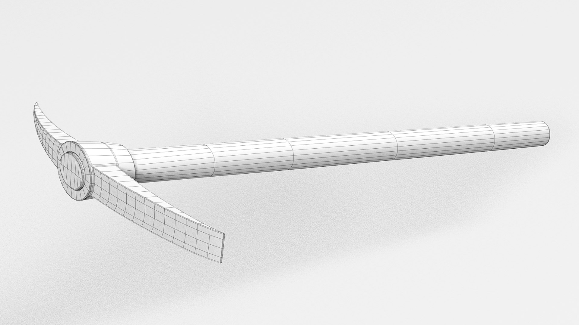 Realistic Old Pickaxe 3D Model - TurboSquid 1709977