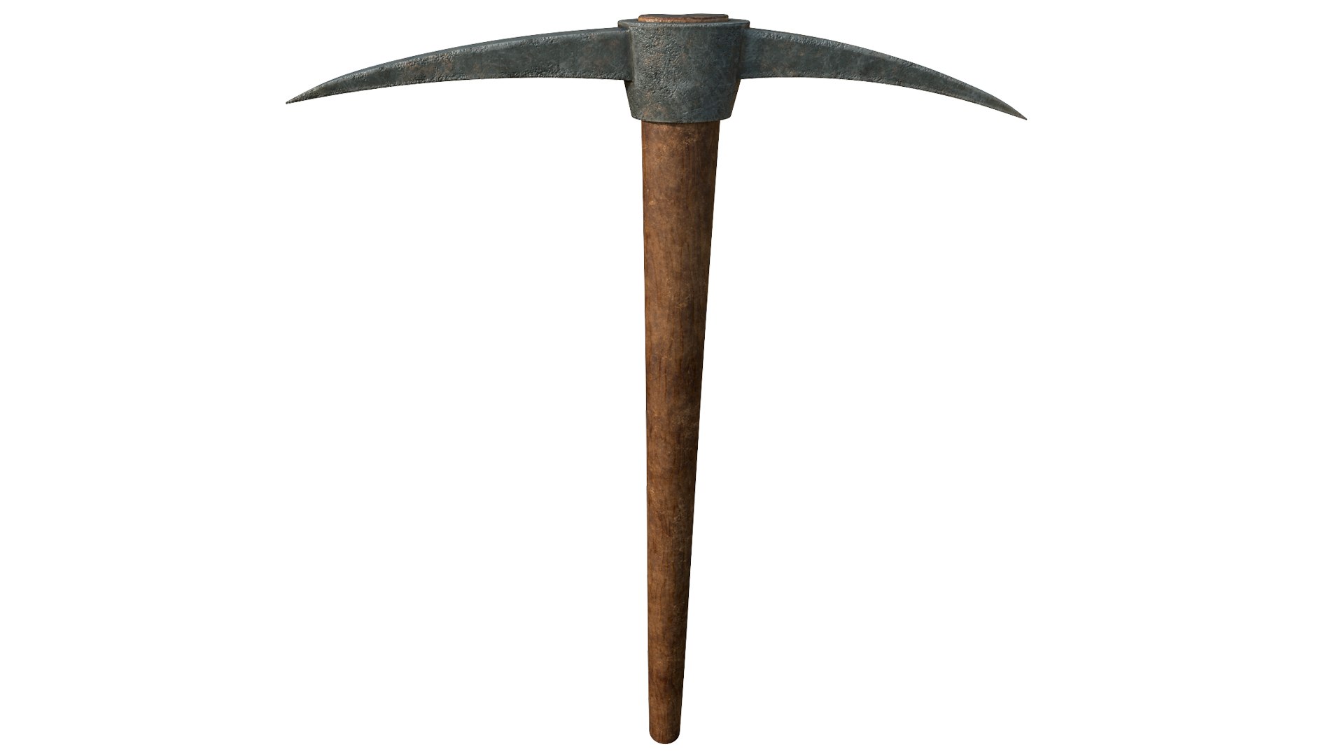 Realistic Old Pickaxe 3D Model - TurboSquid 1709977