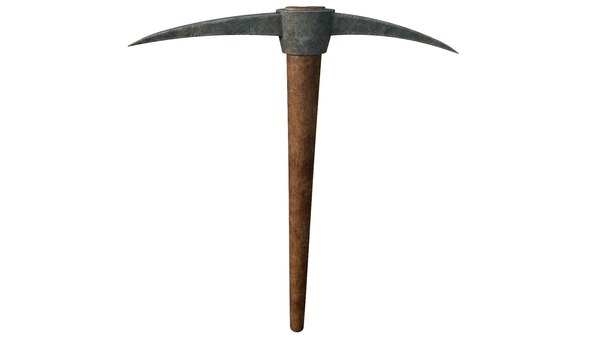 Realistic old pickaxe 3D model - TurboSquid 1709977