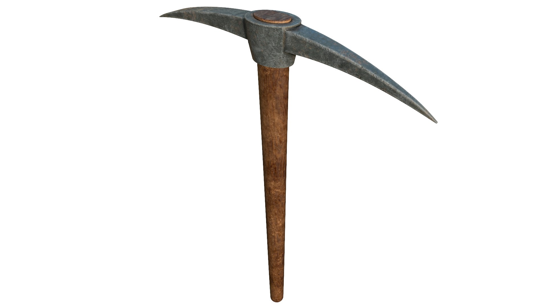 Realistic Old Pickaxe 3D Model - TurboSquid 1709977
