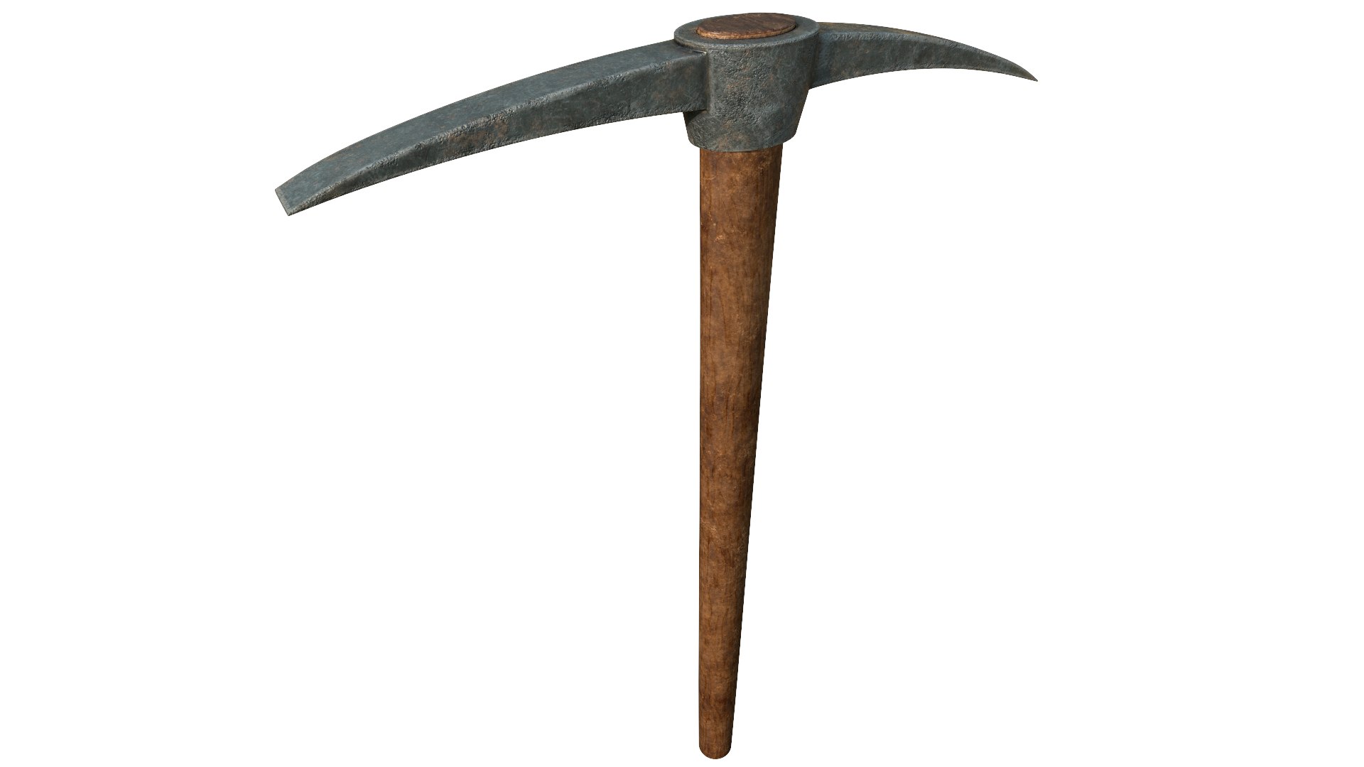 Realistic Old Pickaxe 3D Model - TurboSquid 1709977