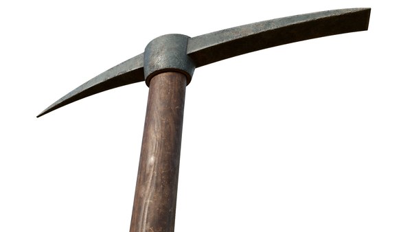 Realistic old pickaxe 3D model - TurboSquid 1709977