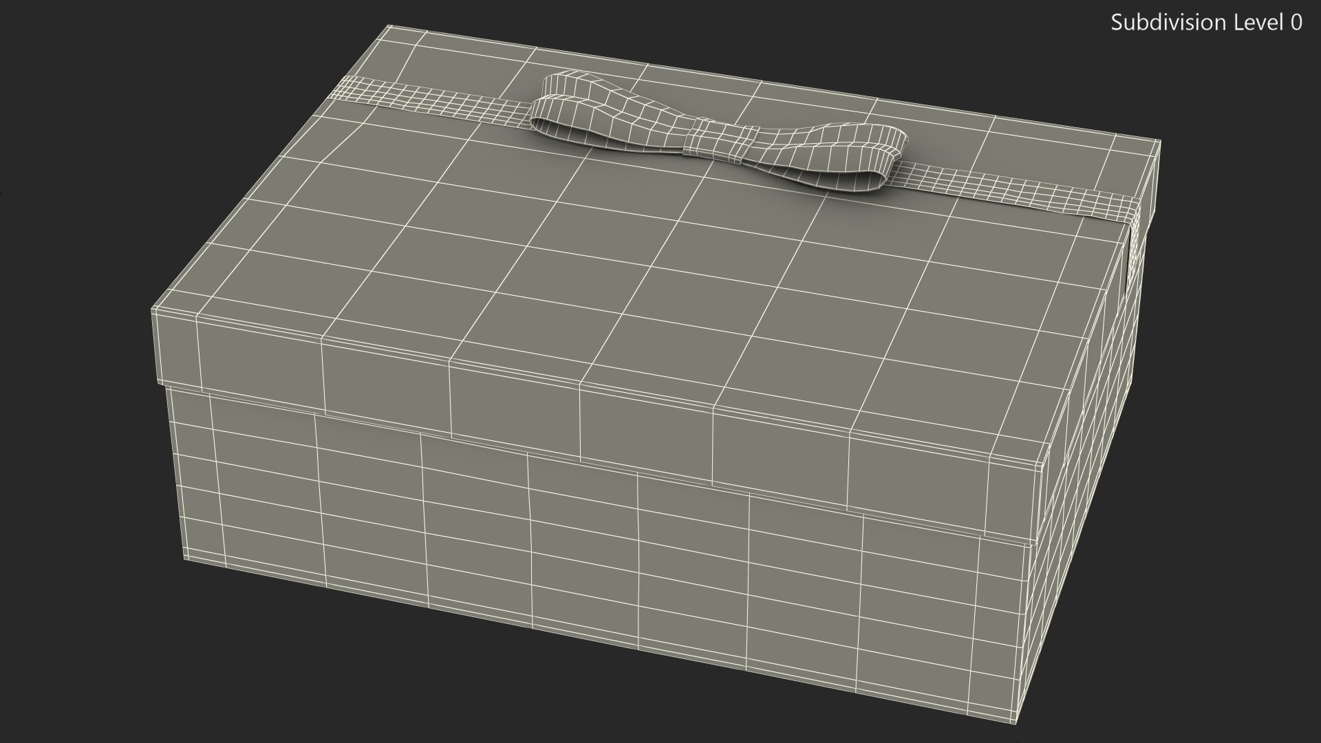 3D simple design gift box - TurboSquid 1509541