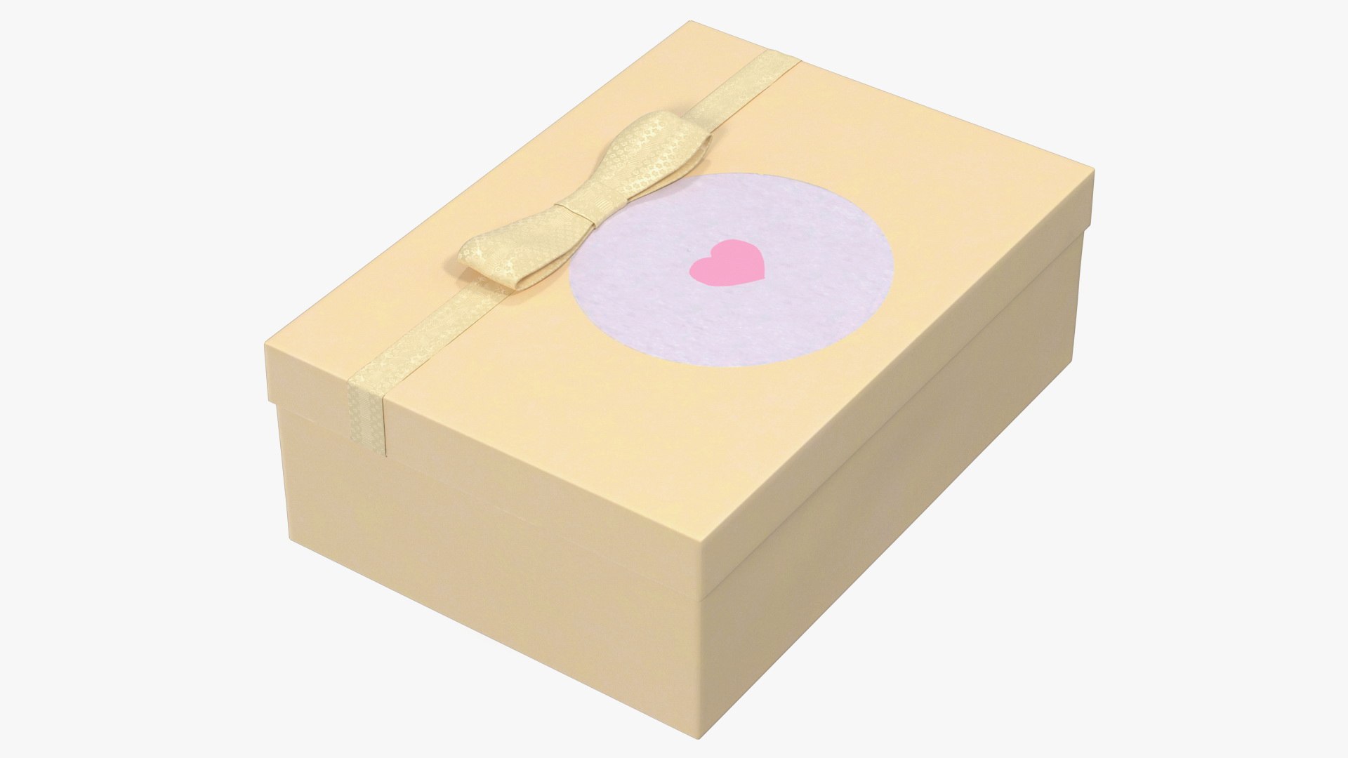 3D simple design gift box - TurboSquid 1509541