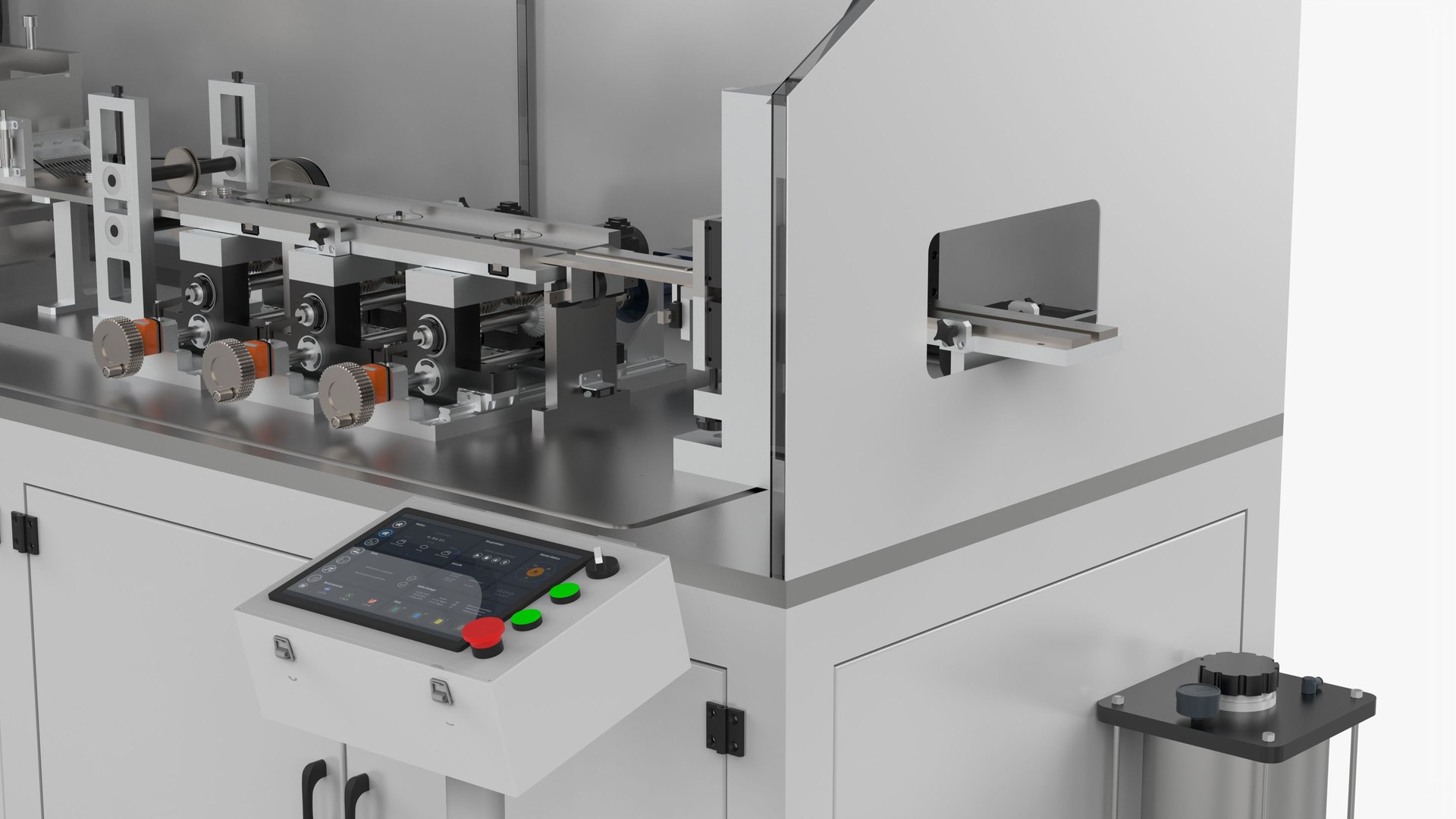 3D Automatic Aluminum Fin Forming Machine - TurboSquid 2020644