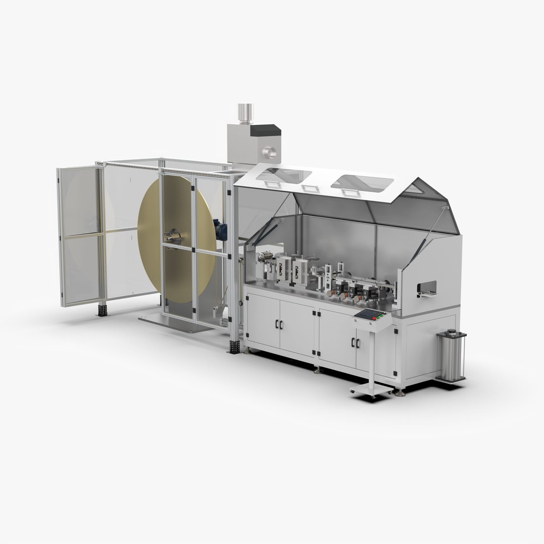 Automatic Aluminum Fin Forming Machine 3D 모델 - TurboSquid 2020644