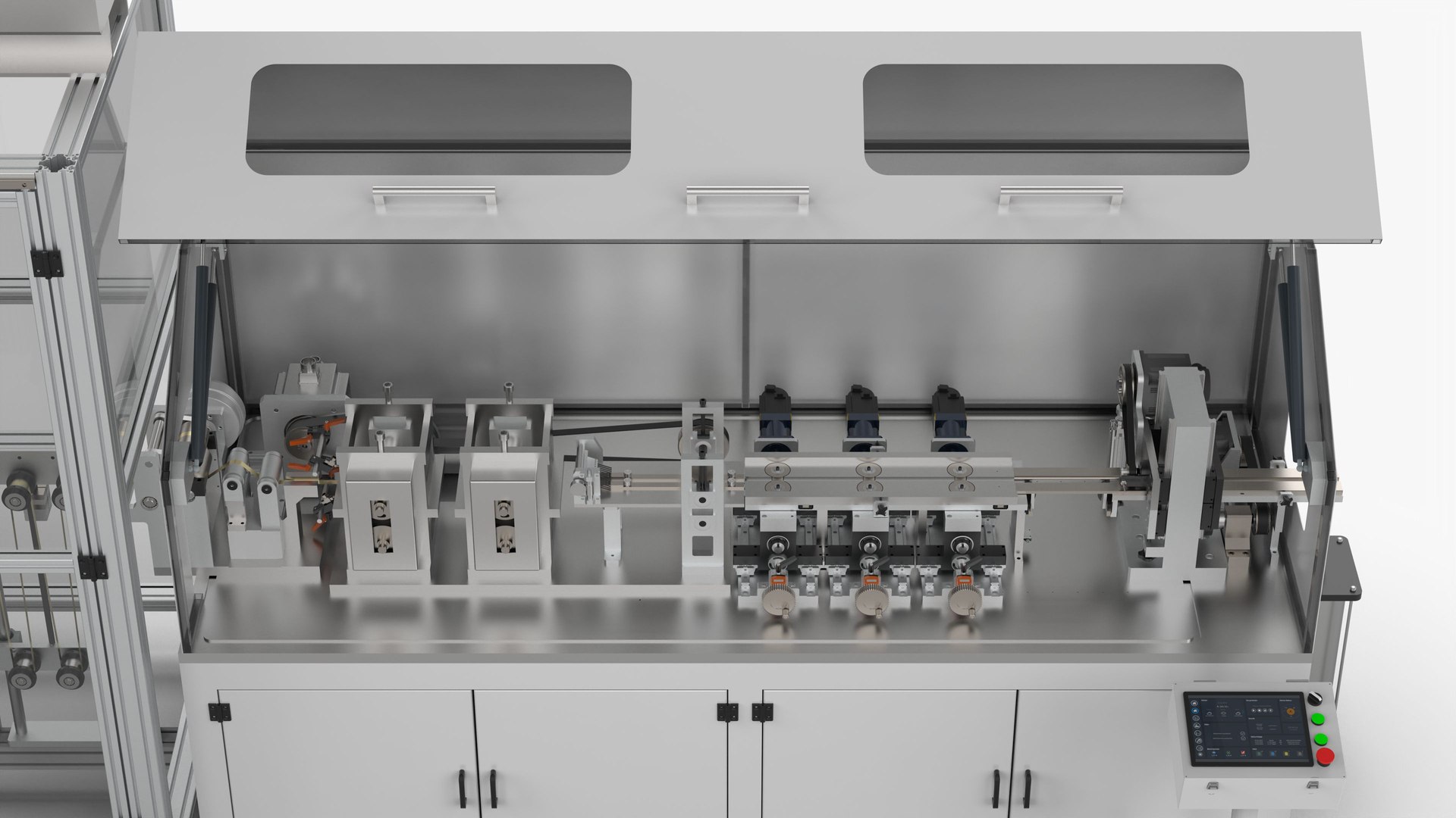 3D Automatic Aluminum Fin Forming Machine - TurboSquid 2020644