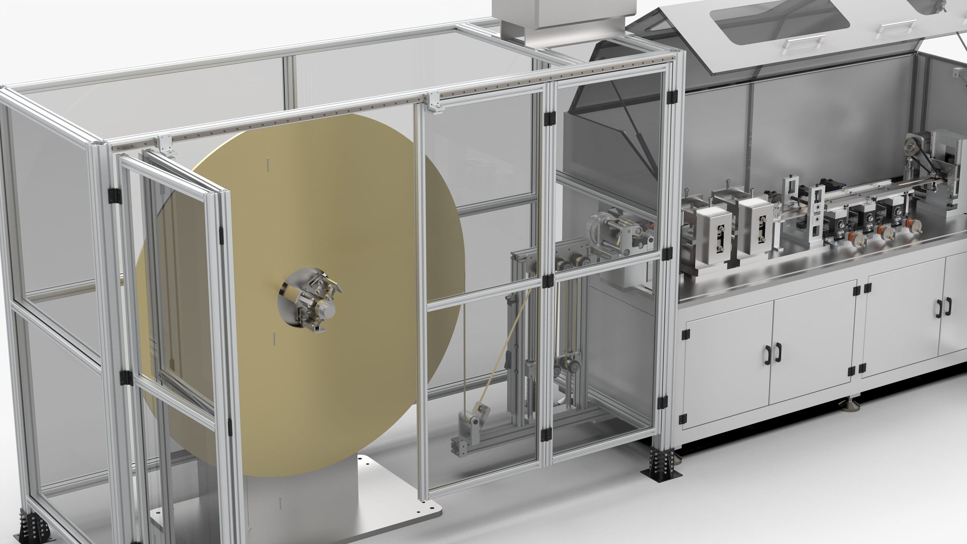 3D Automatic Aluminum Fin Forming Machine - TurboSquid 2020644