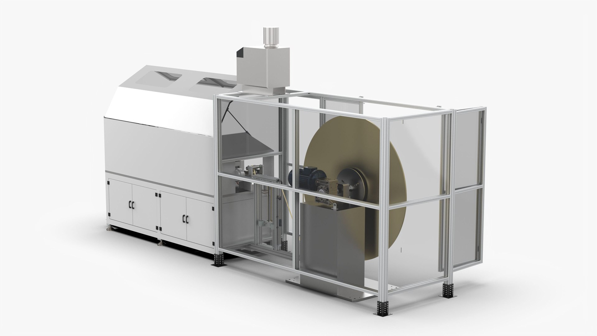 3D Automatic Aluminum Fin Forming Machine - TurboSquid 2020644