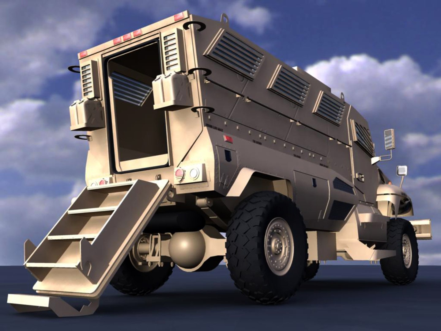 Mrap Resistant Ambush Protected 3d Model