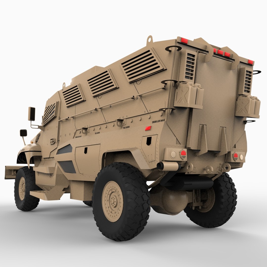 Mrap Resistant Ambush Protected 3d Model