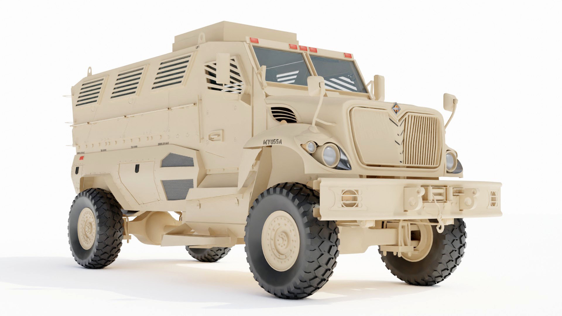 Mrap Resistant Ambush Protected 3d Model