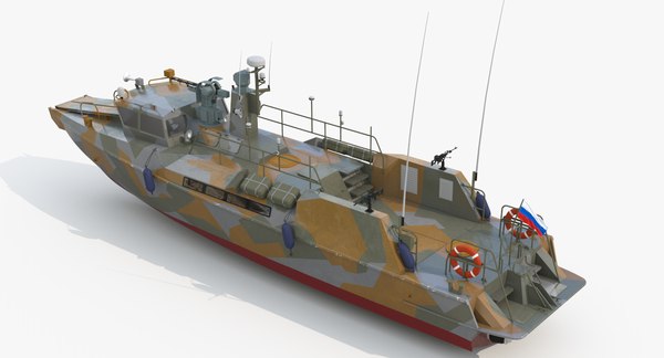 modelo 3d Raptor Boat Project 03160 nave - TurboSquid 1210058