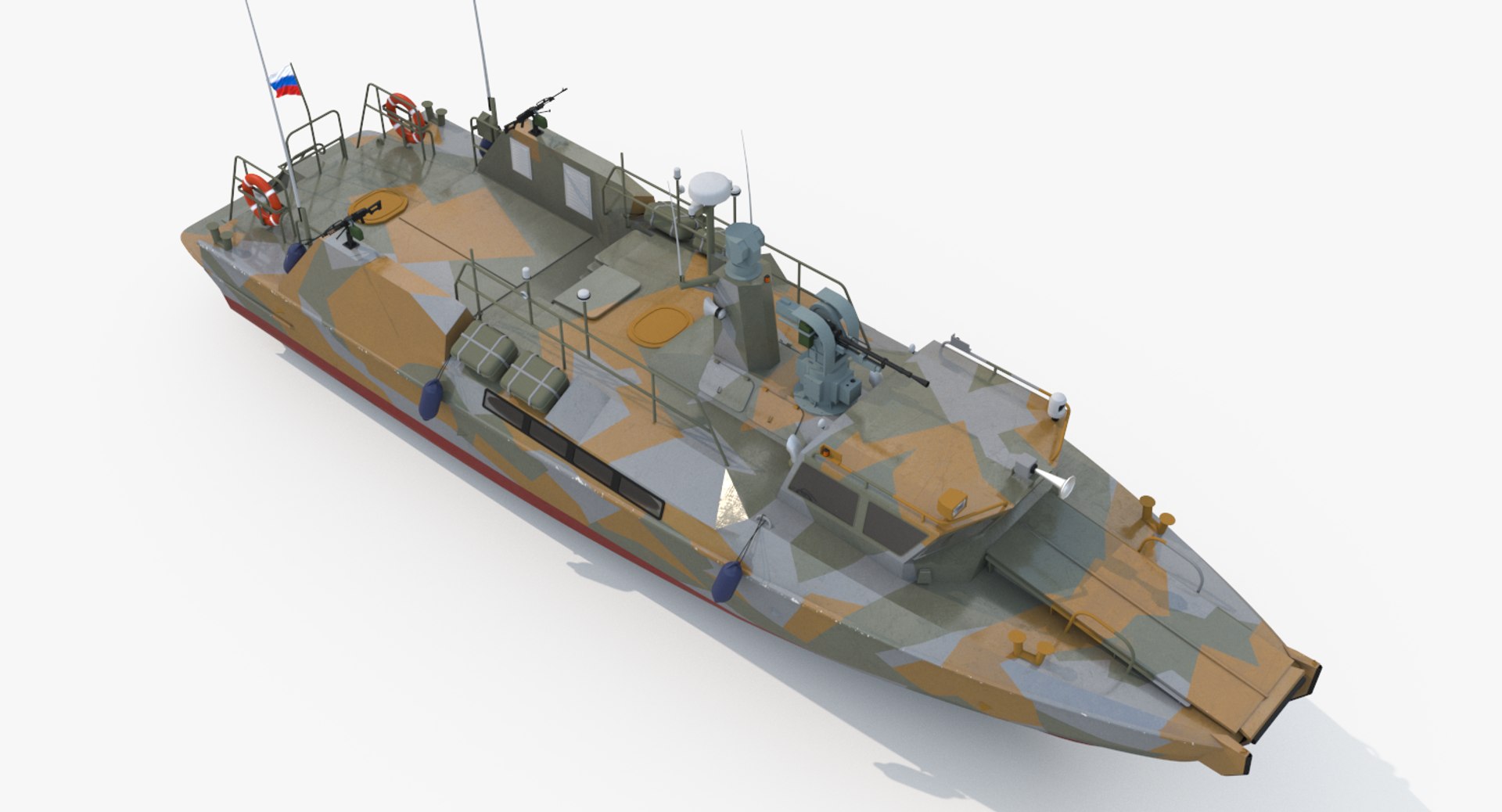 3D Model Raptor Speed Boat - TurboSquid 1210058