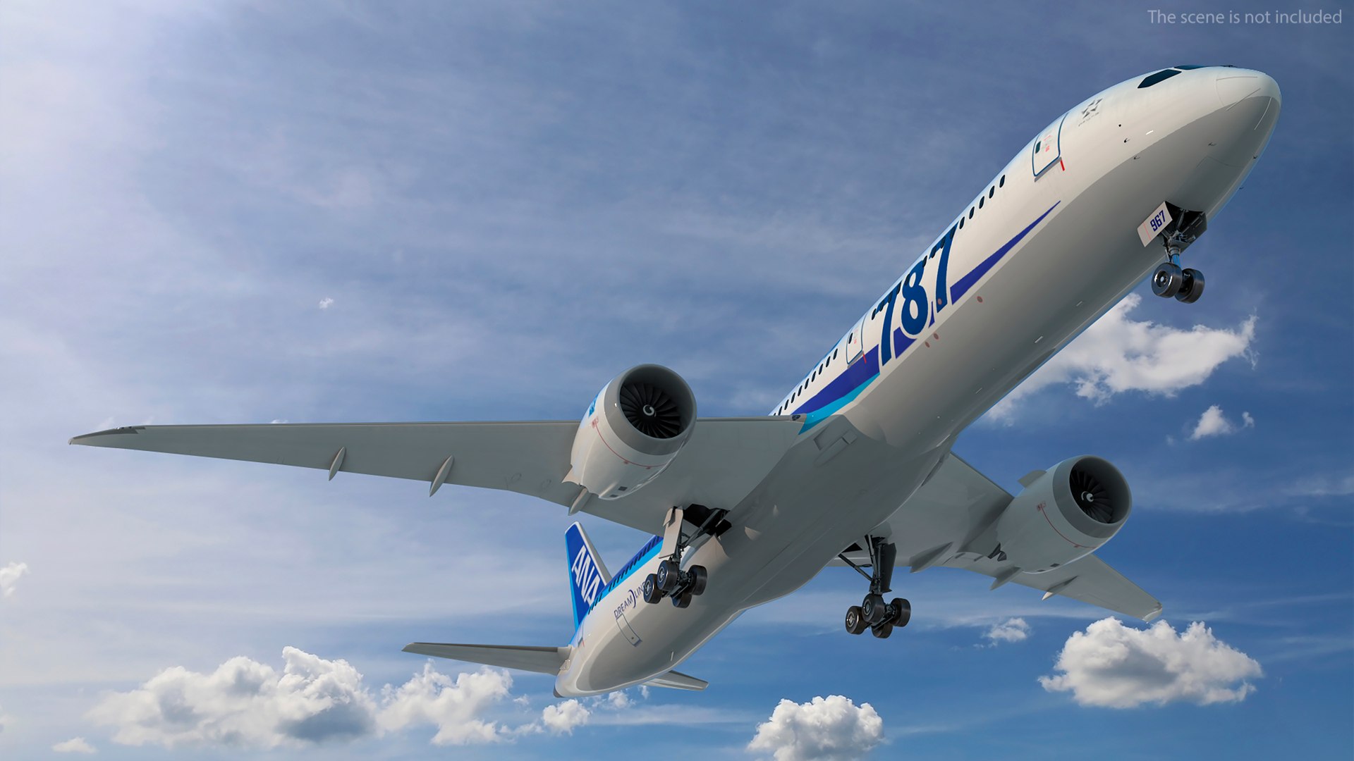 3D Model Boeing 787-9 Dreamliner ANA Livery - TurboSquid 2320865