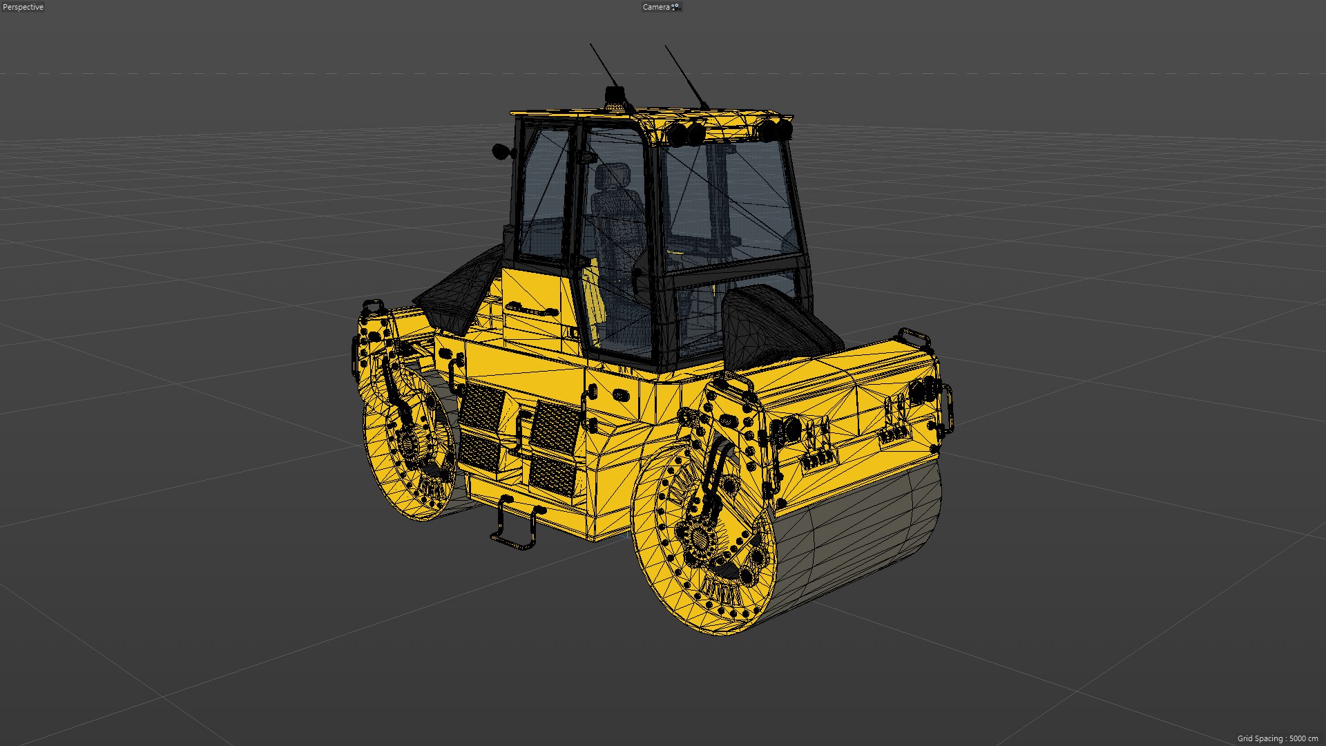 Asphalt roller 3D model - TurboSquid 1947146