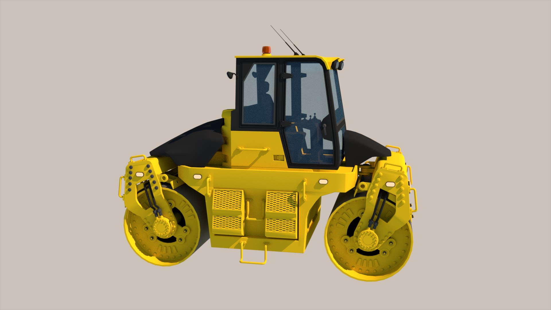 Asphalt roller 3D model - TurboSquid 1947146