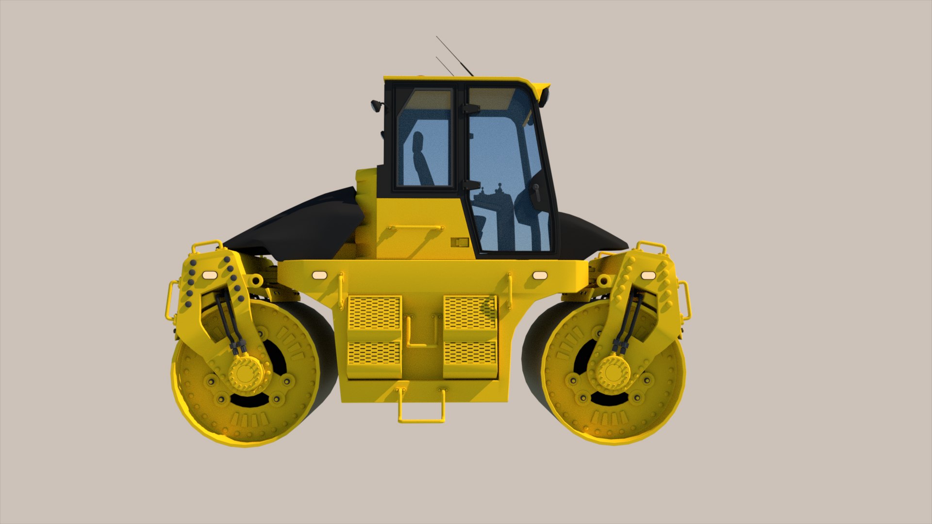Asphalt roller 3D model - TurboSquid 1947146